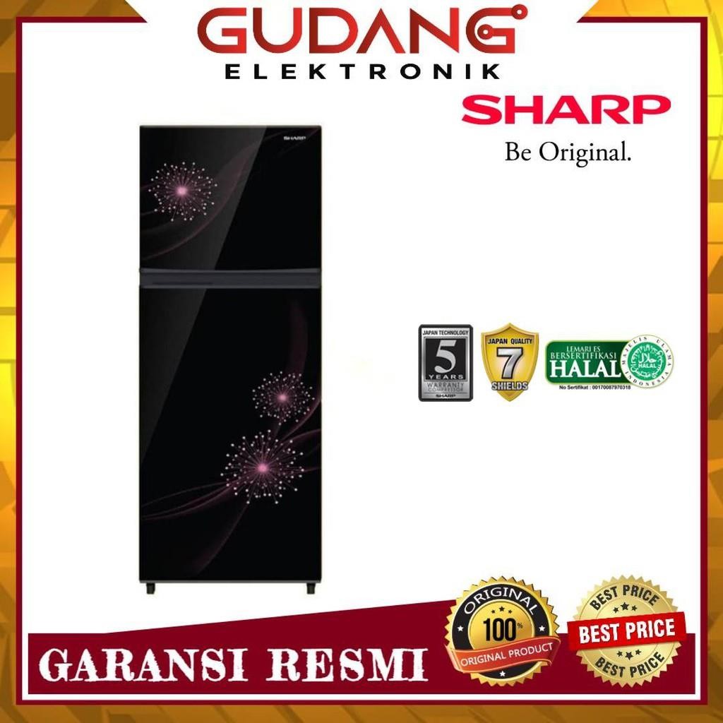 Jual LEMARI ES 2 PINTU SHARP SJ-317MG SHINE KULKAS SHARP SJ 317 MG ...
