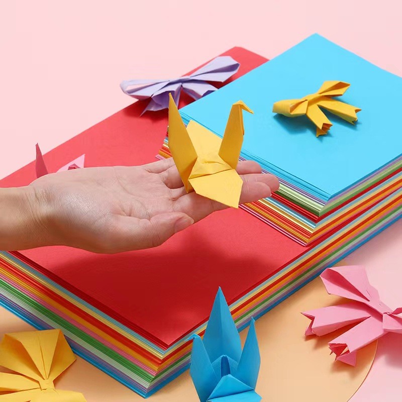 Jual TERMURAH! KERTAS ORIGAMI PAPER CRAFT BERBAGAI WARNA DENGAN ...