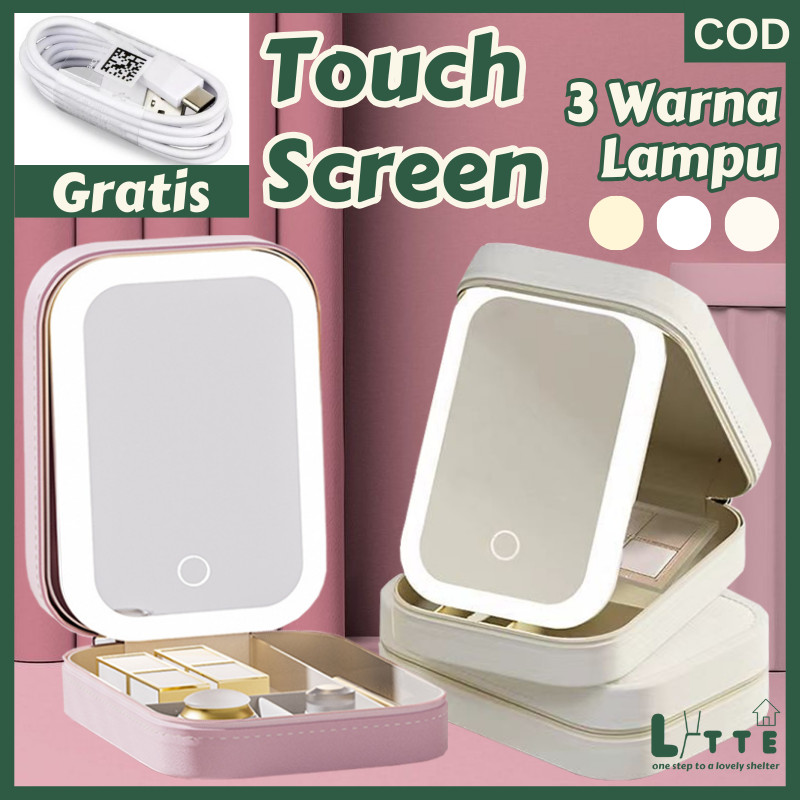 Jual LYTTE Tas Make Up Kosmetik Cermin LED Travel Beauty Case Mini ...