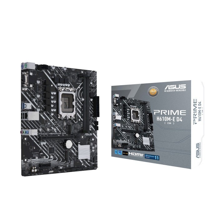 Jual ASUS PRIME H610M-E CSM D4 DDR4 (Intel LGA 1700, Gen12) | Shopee Indonesia