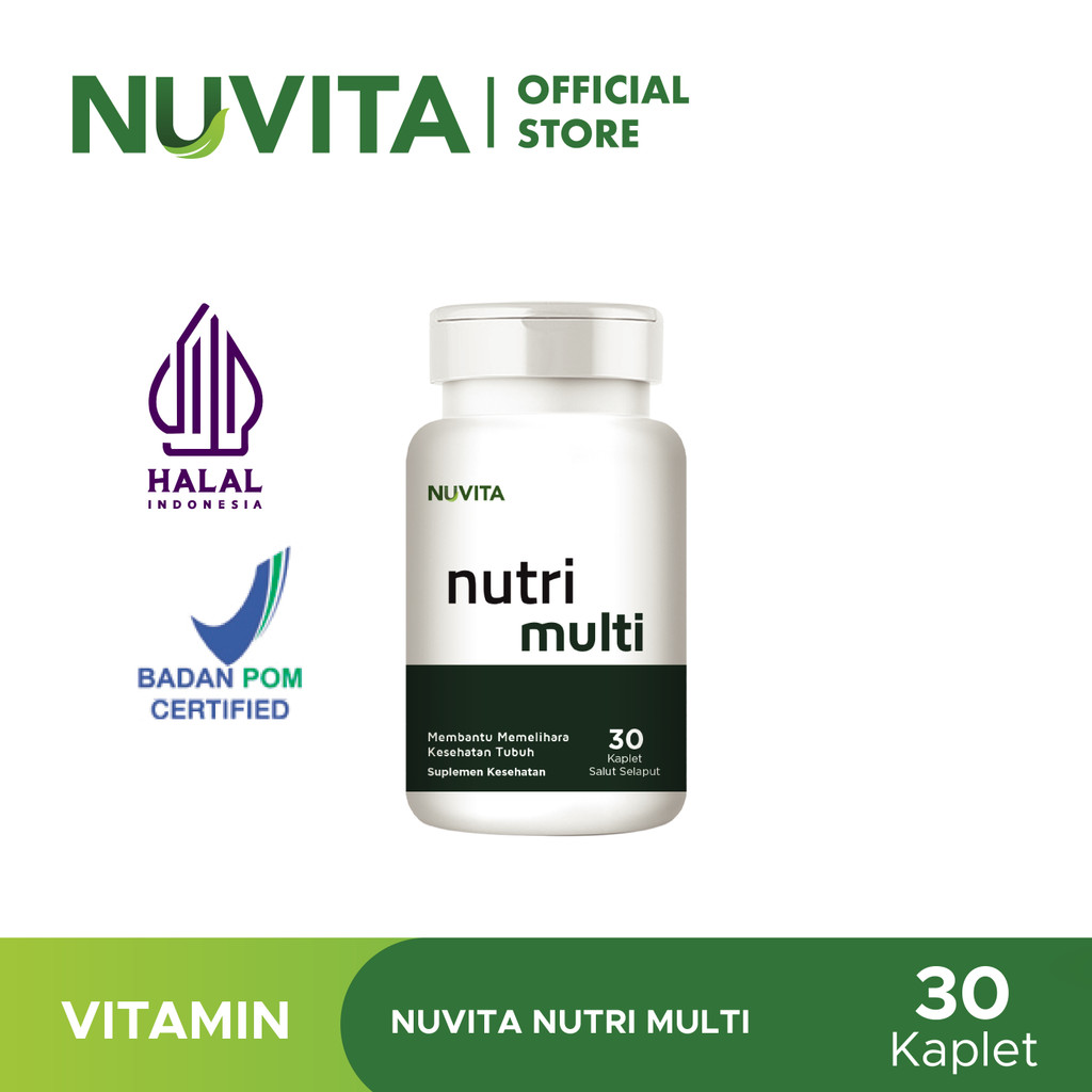 Jual Nuvita Nutri Multi - 30 Kaplet | Shopee Indonesia
