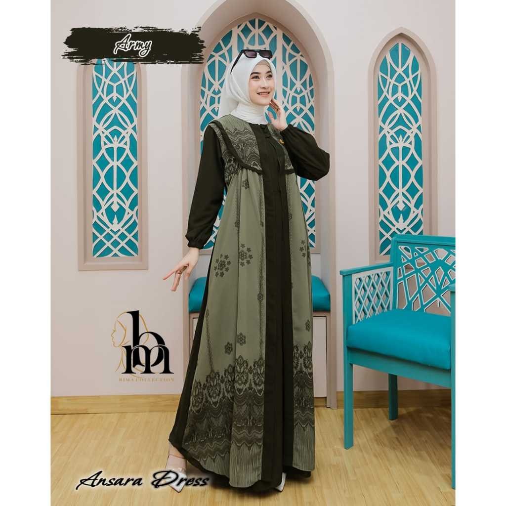 Jual GAMIS CEWEK MUSLIMAH LONG DRESS KONDANGAN / baru gamis ANSARA ...