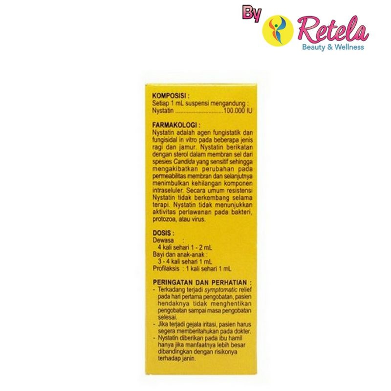 Jual CAZETIN DROPS 15ML/ NYSTATIN/ CANDIDIASIS/ SARIAWAN | Shopee Indonesia