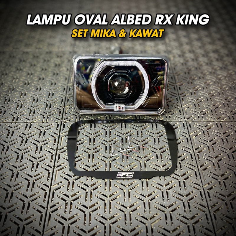 Jual LAMPU OVAL ELD ALBED ALA ALA BILED RX KING PREMIUM SET LIST MIKA ...
