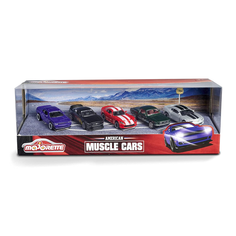 Jual Majorette Gift Pack Muscle Cars Edition 5 Pcs - Loose | Shopee ...