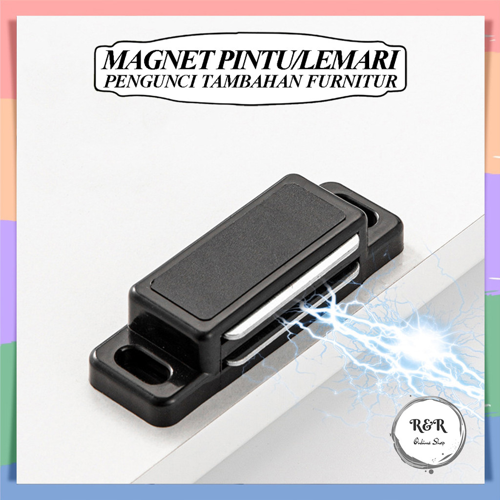 Jual Pengaman Pintu Baby Safety Look Magnet Pintu Laci Lemari Push Open ...
