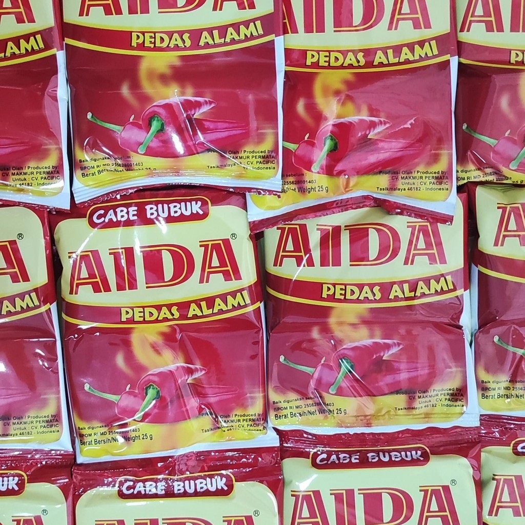 Jual AIDA Bubuk Cabe 25 gr (3 PCS) | Shopee Indonesia