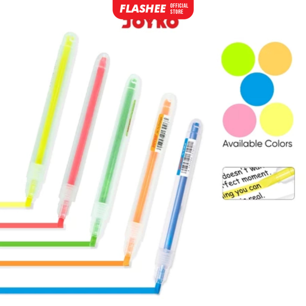 Jual Flashee Highlighter Penanda Berwarna Spidol Alat Tulis Penanda ...