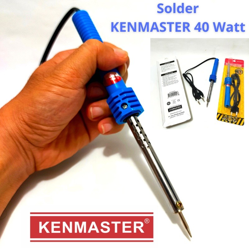 Jual Solder Listrik Plastik Soldier Pemanas Tembaga 40 Watt Kenmaster ...