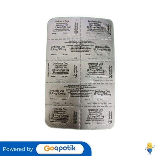 Jual Jardiance Duo 12.5/500 Mg Strip 10 Tablet | Shopee Indonesia
