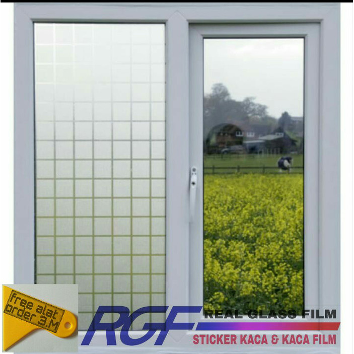 Jual sticker/stiker kaca/kaca film/stiker motif/sandblast kotak buram ...