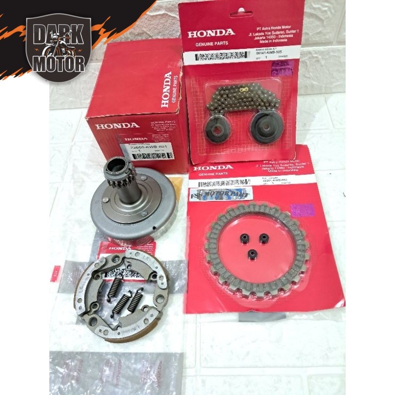 Jual Paket Lonceng Mangkok Ganda Kopling Honda Revo Absolute Blade Lama 100 Revo Fit KWB 5Item ...