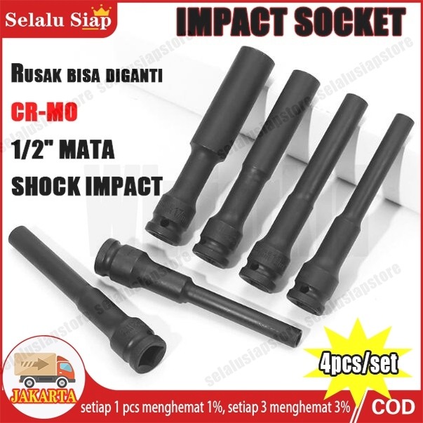 Jual 4pcs/set Mata Kunci Shock Cover / Kunci Shock Panjang / 8-14mm ...
