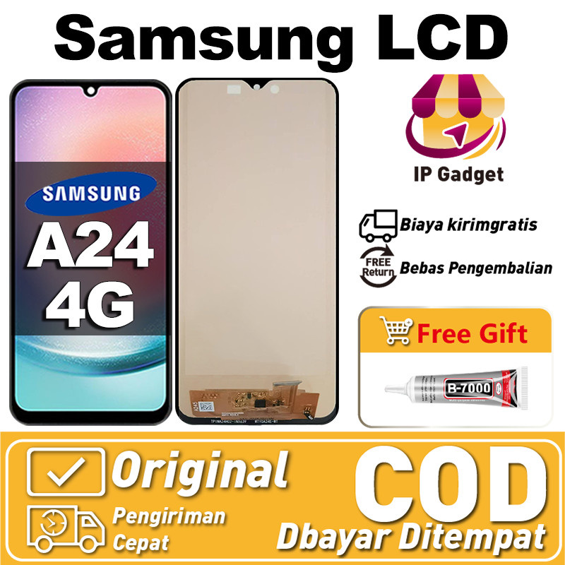 Jual Original Lcd Samsung A24 4G fullset ori asli Layar hp touchscreen ...