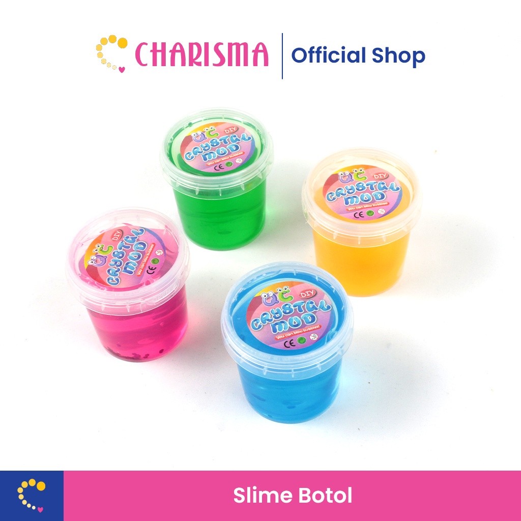 Jual Charisma Slime Botol PJG - Slime Pereda Stress Warna-Warni ...