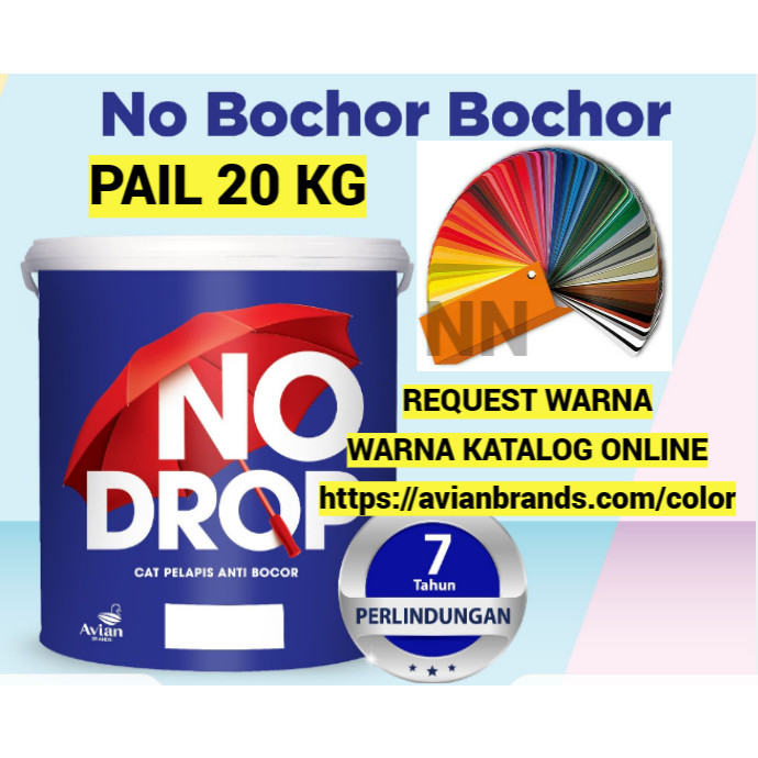 Jual CAT NO DROP NODROP PAIL 20KG CET TEMBOK GENTENG DAK PLAFON SENG ...