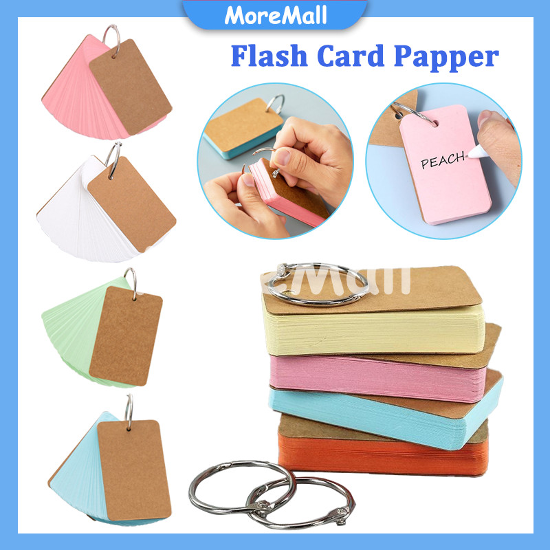 Jual Flash Card Polos 50 Lembar / Notebook Mini Warna | Shopee Indonesia