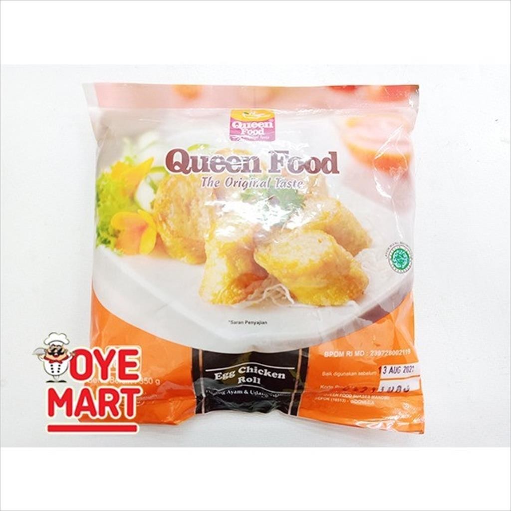 Jual QUEEN FOOD EGG CHICKEN ROLL 350GR ISI 16 | Shopee Indonesia
