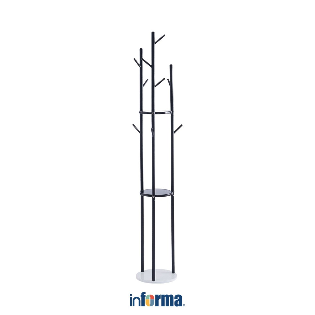 Jual Informa Ron Gantungan Pakaian H170 - Hitam Stand Hanger Gantungan ...