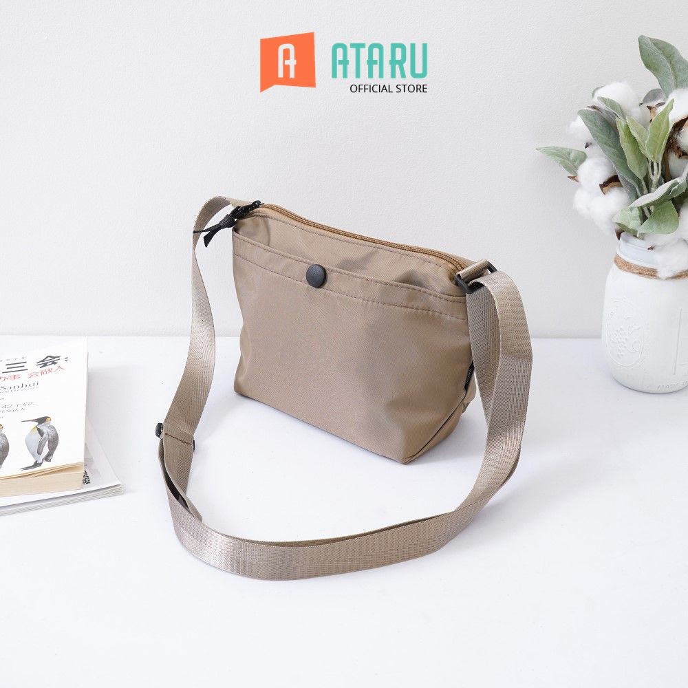 Jual Ataru Ukuran Small Tas Selempang Nylon - Krem Sling Bag Stylish ...