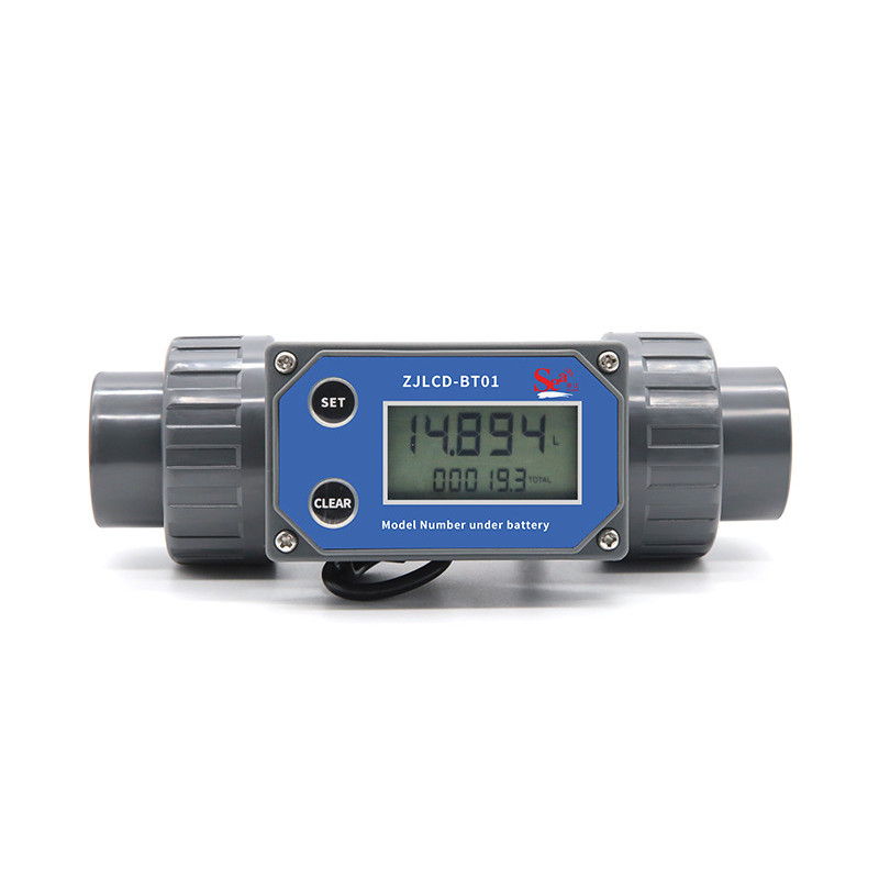 Jual Digital Turbine Flowmeter Large Flow Electronic Sewage Pipeline Sensor Liquid Meter ...