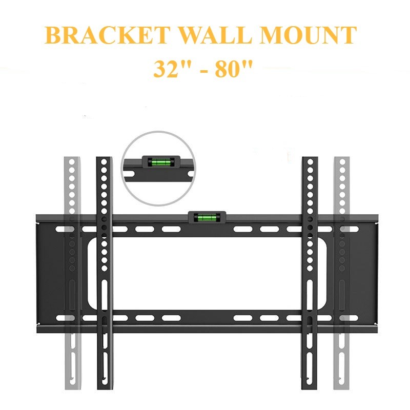 Jual BRACKET TV HT 002 (UKURAN 32-55") / WALL MOUNT (UKURAN 32-80 ...