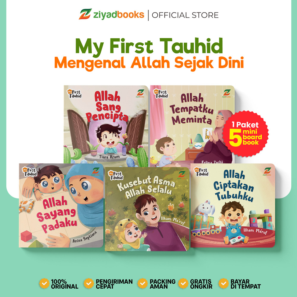Jual Visi Mandiri - Buku Mini Boardbook Bayi 0+ - My First Tauhid - Pengenalan Allah Pertamaku ...