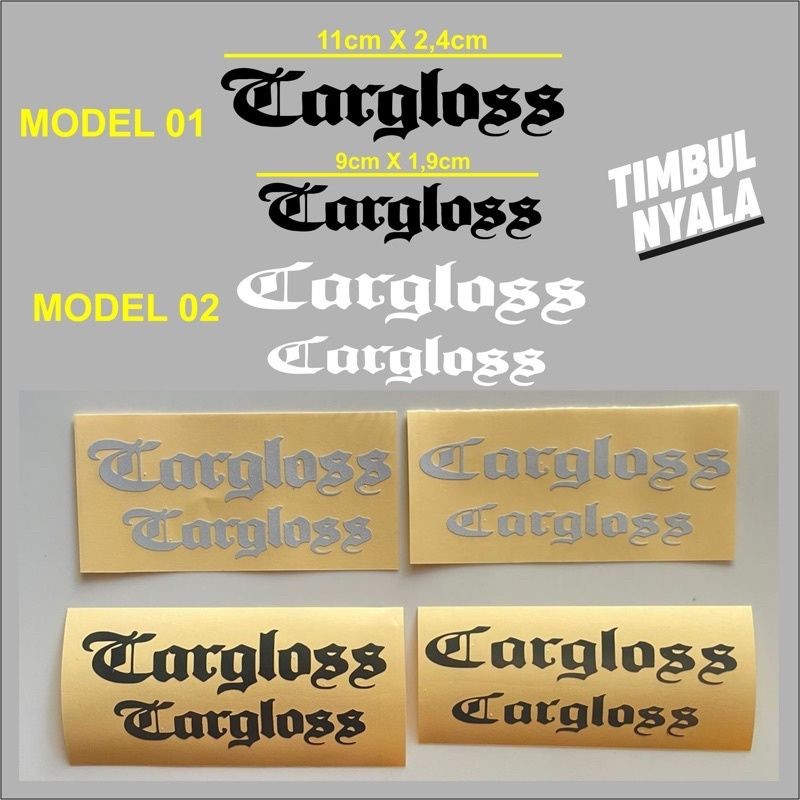 Jual STIKER CARGLOSS | Shopee Indonesia