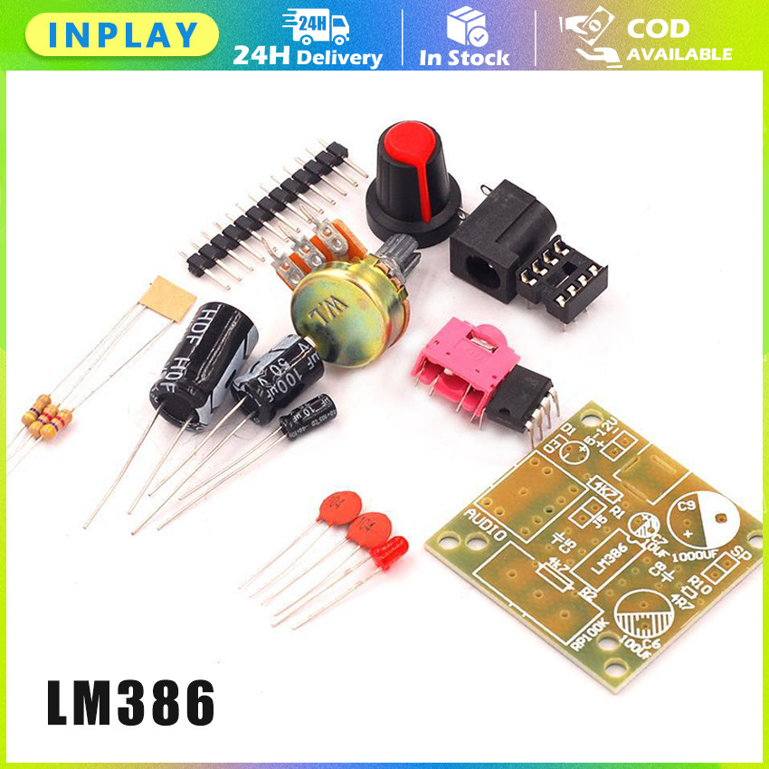 Jual 3V-12V LM386 Power Amplifier Board Kit Electronic DIY Kit Super ...