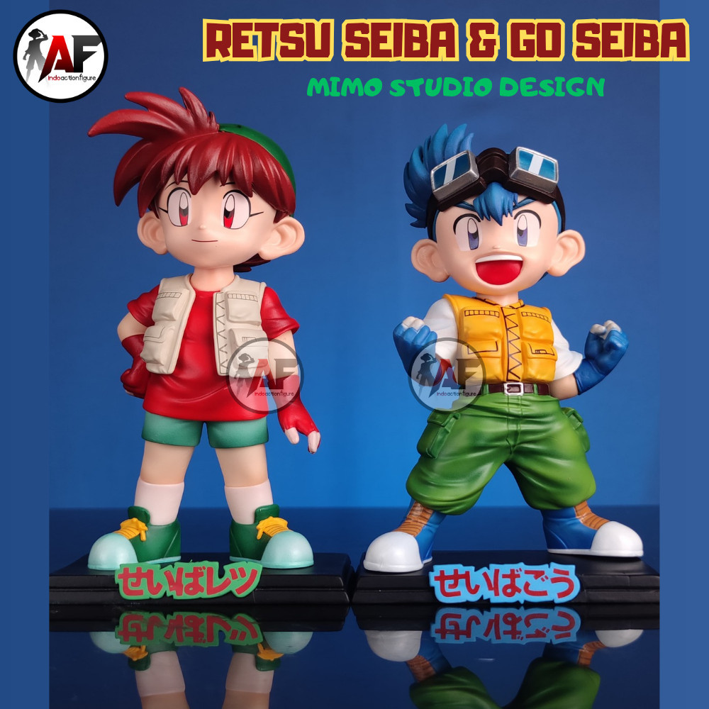 Jual Action Figure Tamiya Go Seiba & Retsu Seiba Mimo Studio Design ...