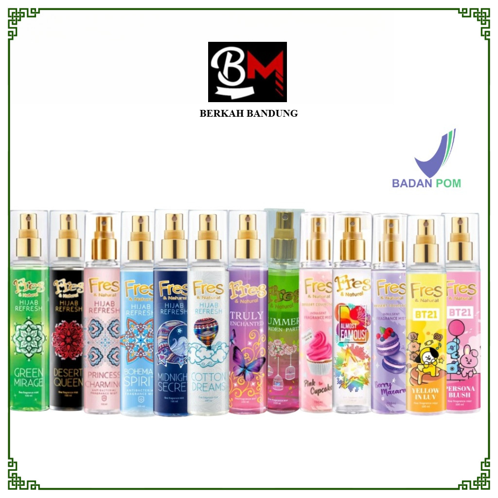Jual Fres & Natural Spray Cologne Parfum Fresh 100 ml [Series] - Hijab ...