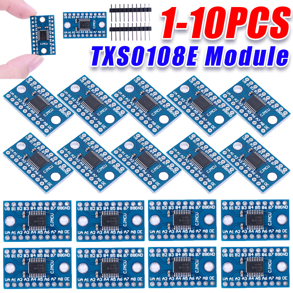 Jual TXS0108E Logic Level Shifter Bi-Directional Module 3.3V 5V 8 annel ...