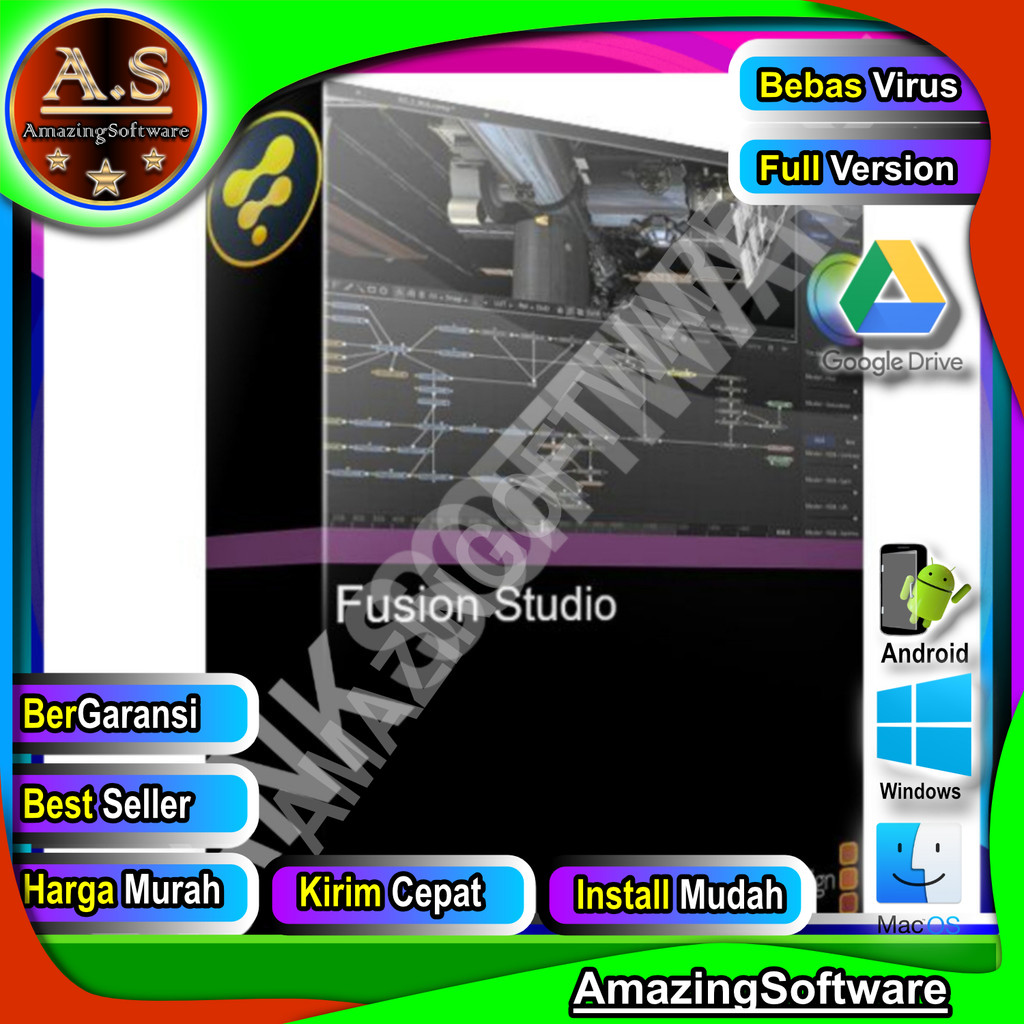 Jual Blackmagic Design Fusion Studio v18 2023 LifeTime Full Version ...