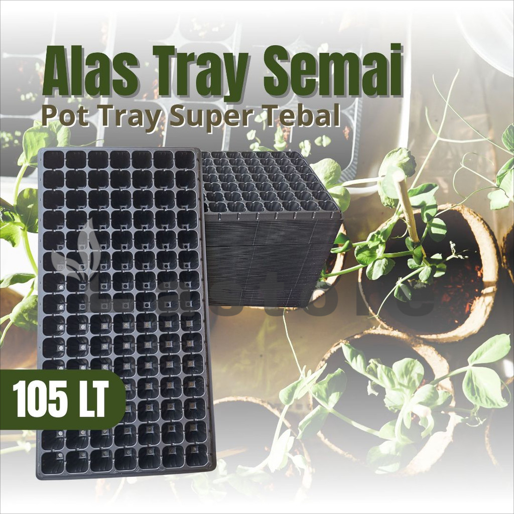 Jual Tray Semai Benih Potray Seedling 105 Lubang Tanam Kualitas Super ...