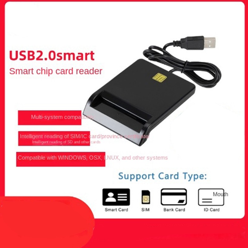 Jual USB Smart Card Reader Atm Bank Declaration Ic Card Reader Id ...