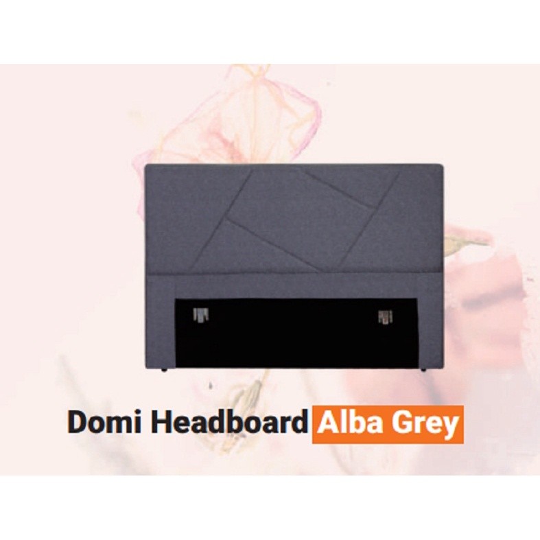 Jual Domi Headboard Alba Grey | Shopee Indonesia