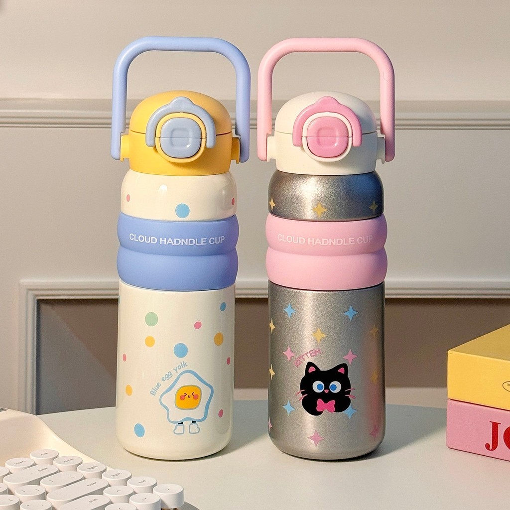 Jual Tumbler Cute Pets 600ml Stainless SUS 316 / Botol Minum Lucu ...