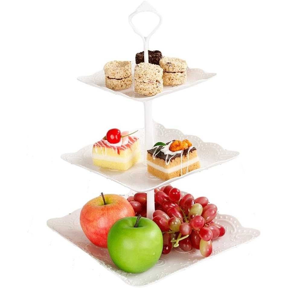 Jual Rak Kue Susun 3 Tingkat AXOP – Dessert Cake Rack Food-Grade ...