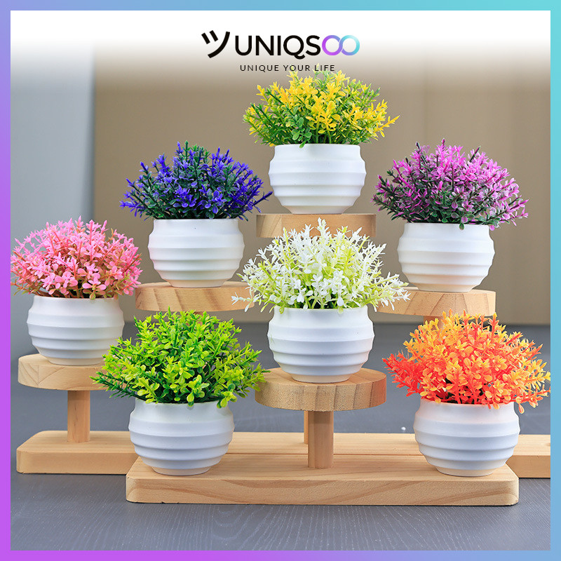 Jual UNIQSOO Pot Tanaman Hydrangea Plastik Aesthetic Vas Bunga Hias ...
