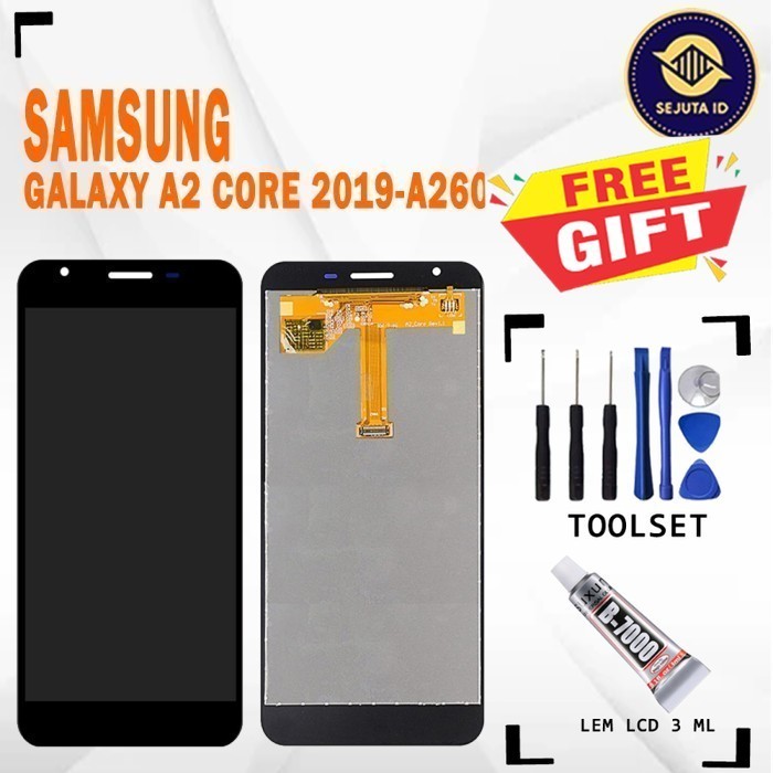 Jual LCD SAMSUNG A2 CORE 2019/A260 ORIGINAL FULLSET [ FREE TOOLSET + LEM LCD ] | Shopee Indonesia