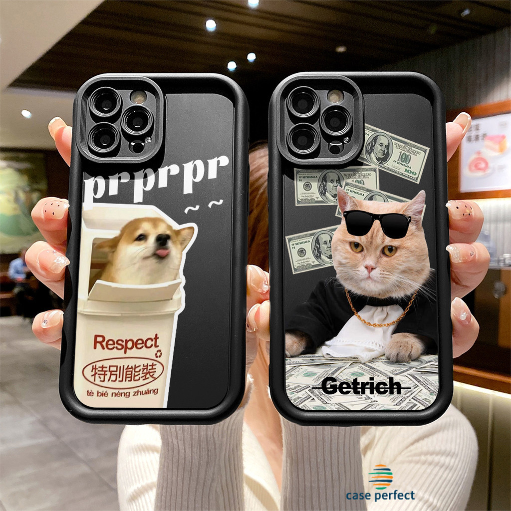 Jual Caseperfect Casing Motif Kartun Anak Anjing kucing untuk OPPO A16 A58 A18 A54 A5S A15 A17 ...