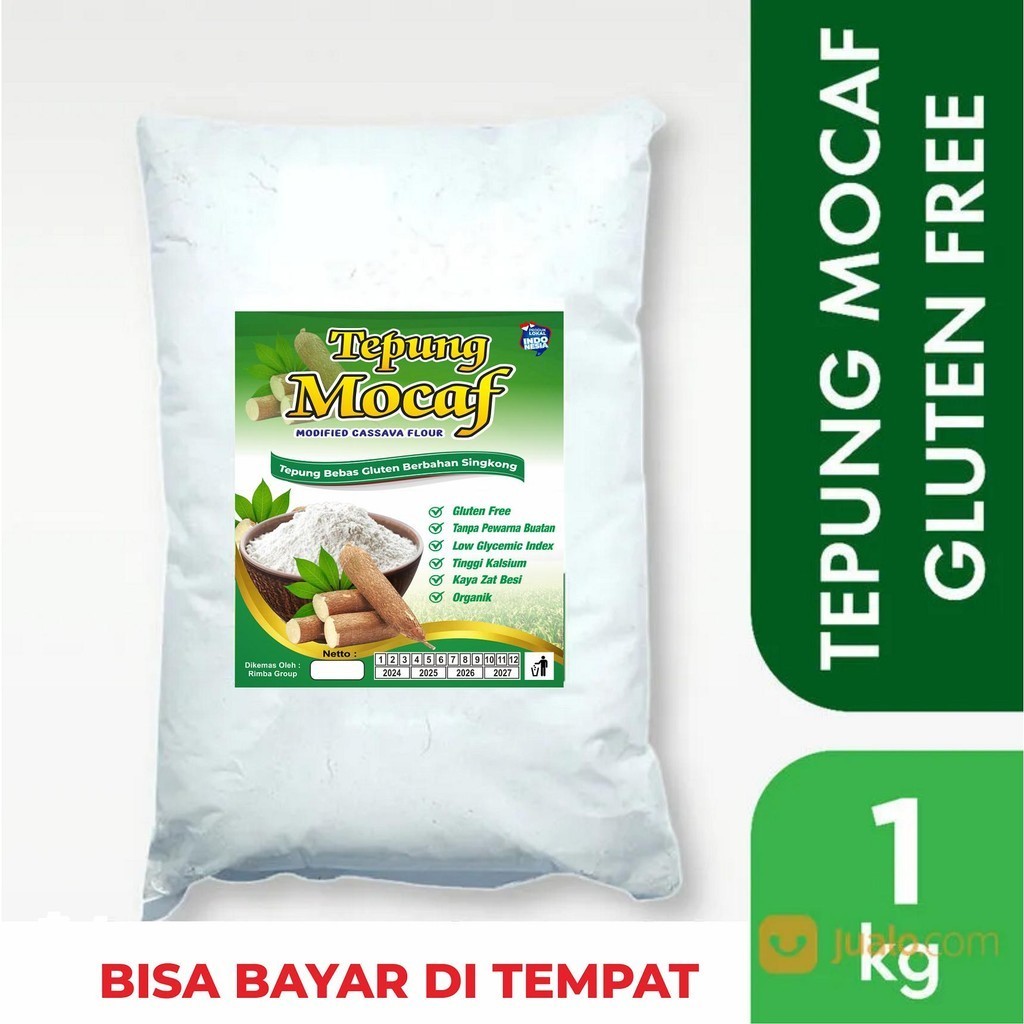 Jual Mocaf - Tepung Mocaf Gluten Free 1kg - Tepung Singkong Organik ...