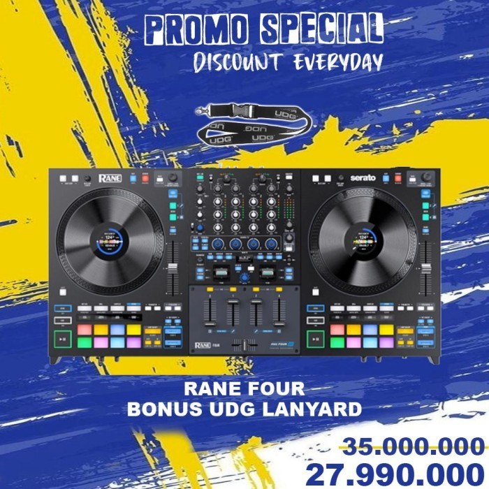 Jual RANE FOUR Serato Stem 4 Chanel DJ Controller Alat DJ Profesional ...