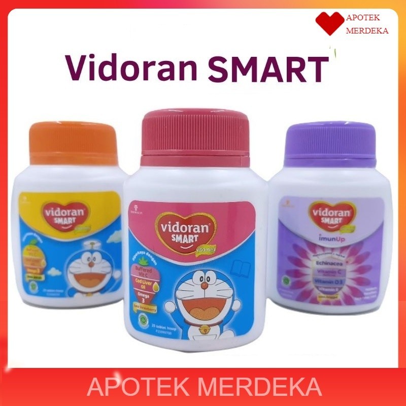 Jual Vidoran smart vitamin isi 25 tablet / Vidoran Smart Multivitamin ...
