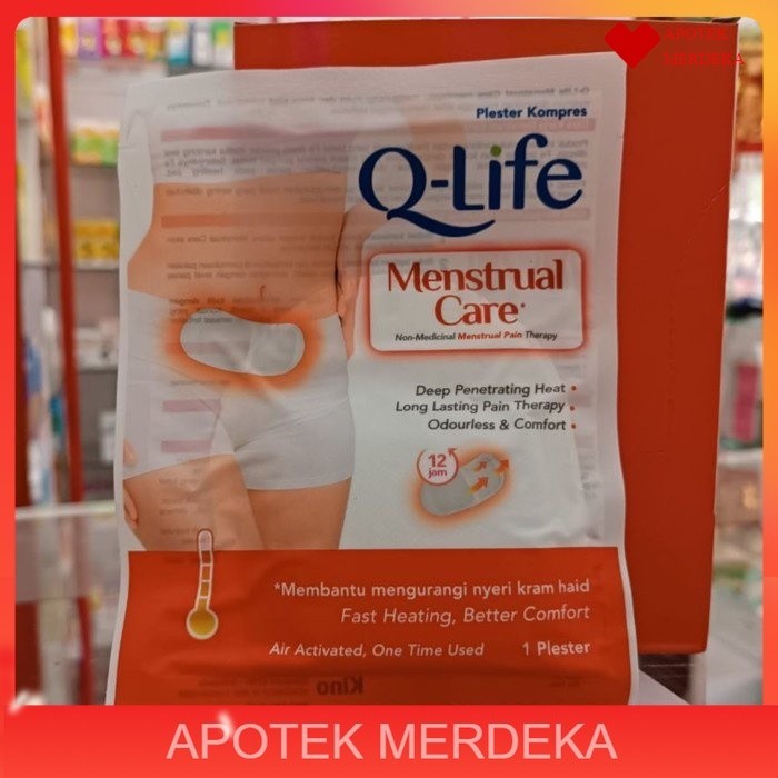 Jual PLESTER KOMPRES NYERI HAID Q-LIFE MENSTRUAL CARE 1 PCS / Q Life / Qlife perede nyeri mens ...