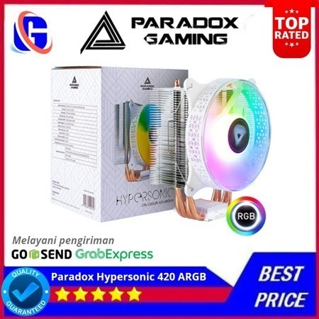 Jual Paradox Hypersonic 420 ARGB | CPU Cooler HSF Intel / AM - Putih ...