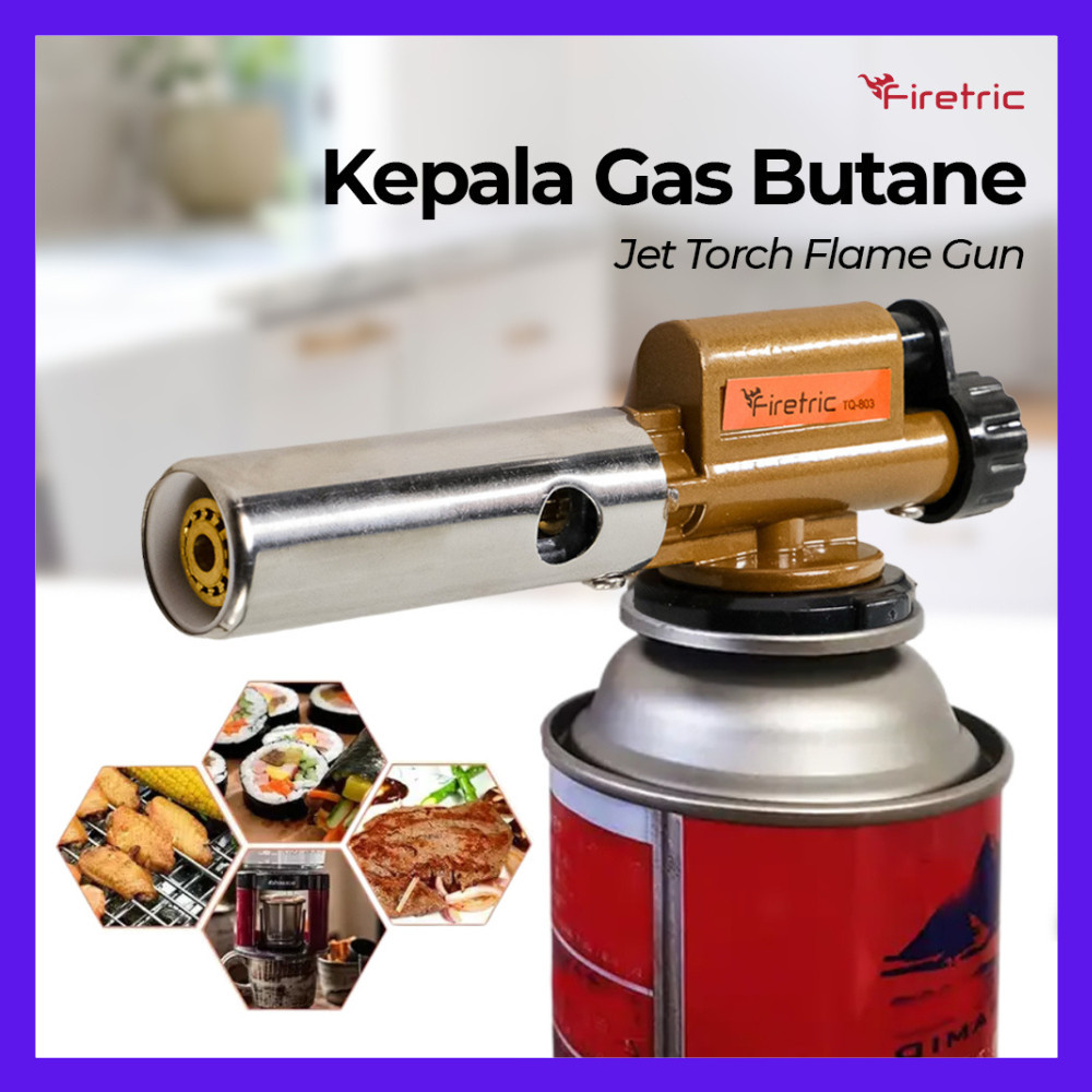 Jual Kepala Gas Torch Kaleng Tabung Portable Firetric Kepala Gas Butane Jet Torch Flame Gun ...