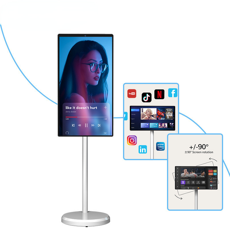 Jual 21.5 Inch Portable Smart Tv With Lcd Touch Screen Display Monitor ...