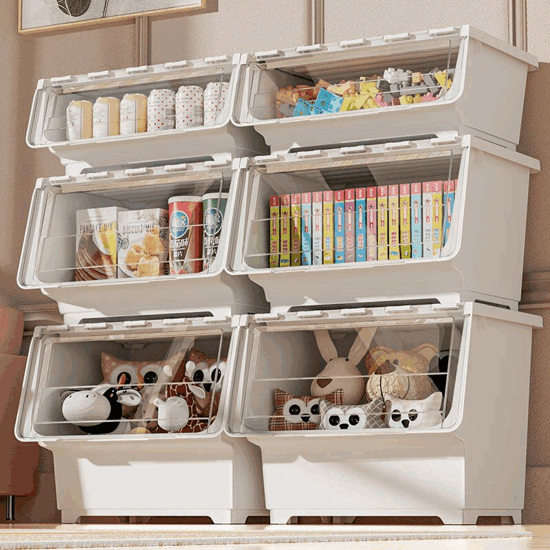 Jual Stackable Sorting Storage Box with lid / Container Tempat ...