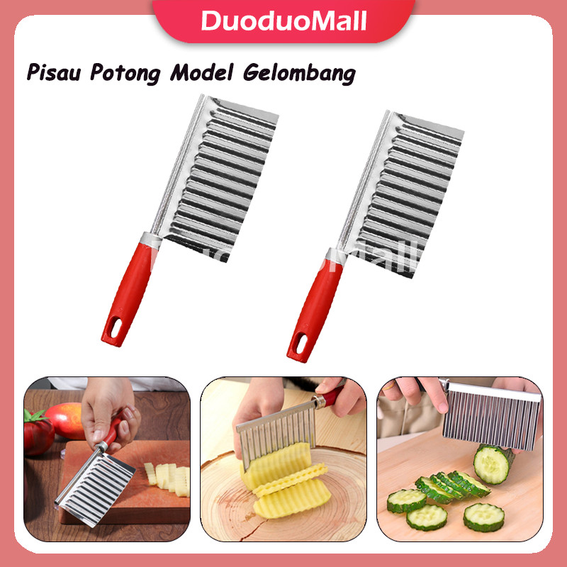Jual Pisau Potong Model Gelombang /Pisau Ulir Pemotong Kentang Alat ...